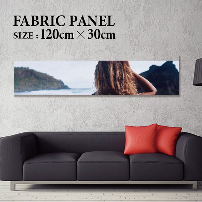 ※必ずご確認下さい。商品種類ファブリックパネル商品サイズLサイズ (120cm × 30cm)付属品・簡易説明書・パネル用金具プレート2枚（ネジ付き）・吊り糸商品説明木枠の上にデザインが印刷された生地を貼り付けたオシャレなファブリックパネル...