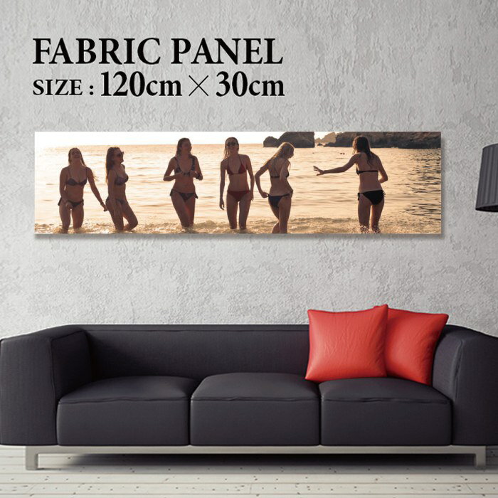 ※必ずご確認下さい。商品種類ファブリックパネル商品サイズLサイズ (120cm × 30cm)付属品・簡易説明書・パネル用金具プレート2枚（ネジ付き）・吊り糸商品説明木枠の上にデザインが印刷された生地を貼り付けたオシャレなファブリックパネル...