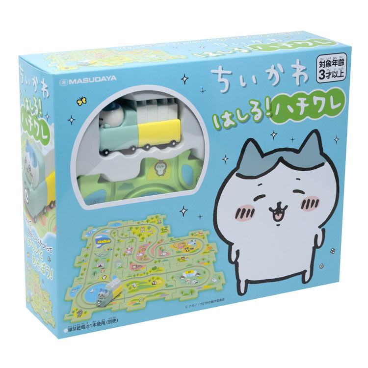 商品名ちいかわ はしる! ハチワレ サイズW290×H230×D80mm 品 番MSD-1715 メーカーマスダヤ 商品説明ハチワレがコース組み替え自由自在の街をはしる! コース盤面には、ちいかわのイラストを楽しくレイアウト! パネルワール...