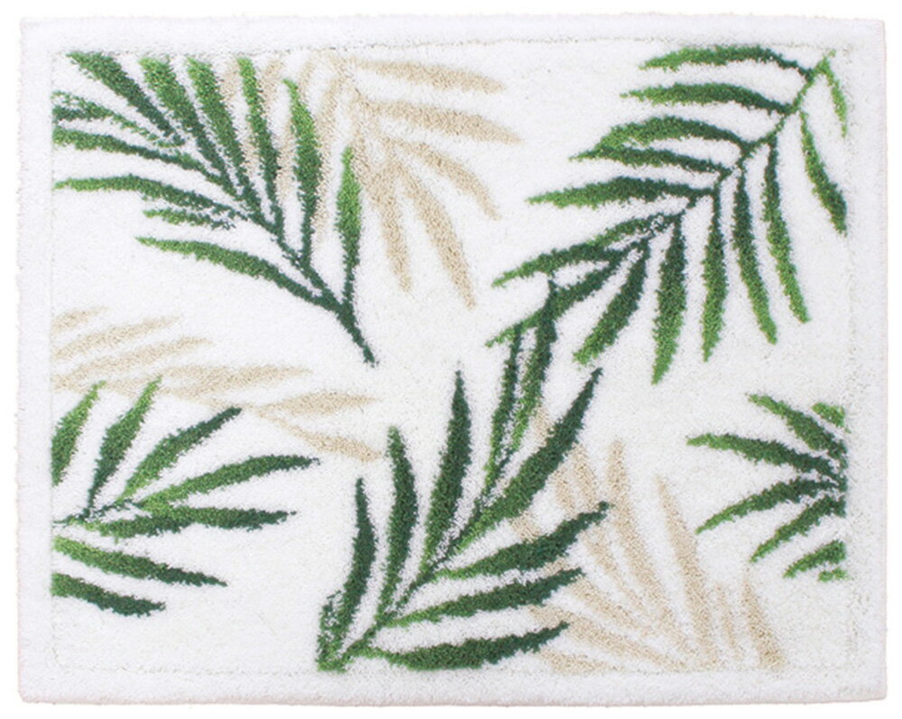 【返品種別A】□「返品種別」について詳しくはこちら□◆バスルームにピッタリな大きな葉がマット一面に広がったボタニカルデザイン。◆ウィルトン織りの特徴でもある細かな葉の陰影が美しい一枚の「乾度良好パームリーフ」。◆ヤシの葉がゆったりと大きく葉...