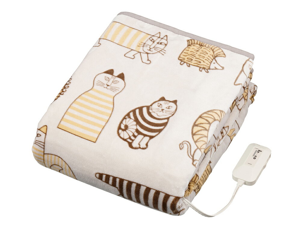 【返品種別A】□「返品種別」について詳しくはこちら□2025年09月 発売メーカー保証期間 1年◆リサ・ラーソン　マイキー＆フレンズ柄の掛敷毛布◆毛布部分水洗いOK◆頭寒足熱配線/ダニ退治/室温センサー■　仕　様　■消費電力：75W寸法：1...