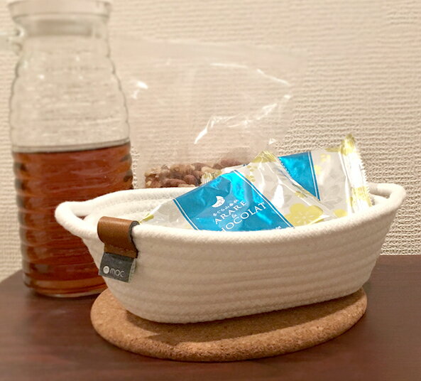 【返品種別A】□「返品種別」について詳しくはこちら□◆柔らかい肌触りで中にいれる小物も机やテーブルも傷つけません。◆1本のロープから紡ぐ、便利なサイズ感のバスケットタイプ。◆可愛い手のひらサイズですので、カギやスマートフォン、お菓子など、ち...