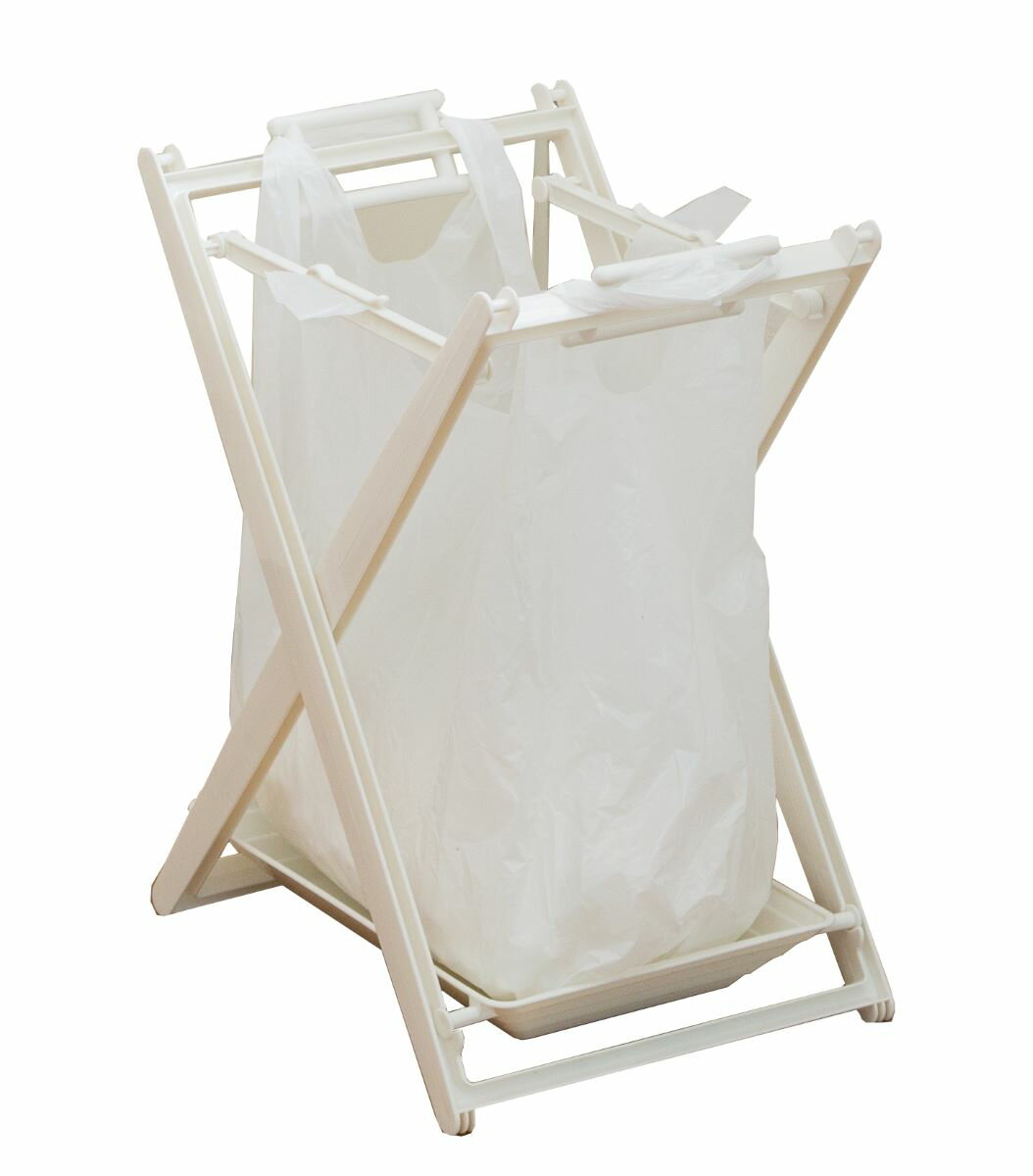 【返品種別A】□「返品種別」について詳しくはこちら□◆買い物袋をセットし簡易ごみ箱に◆汁漏れ予防のトレー付きで少しくらいの汁漏れは床につかない◆使わないときはたたんで収納可能■　仕　様　■サイズ：幅290×奥行250×高さ415mmカラー：...