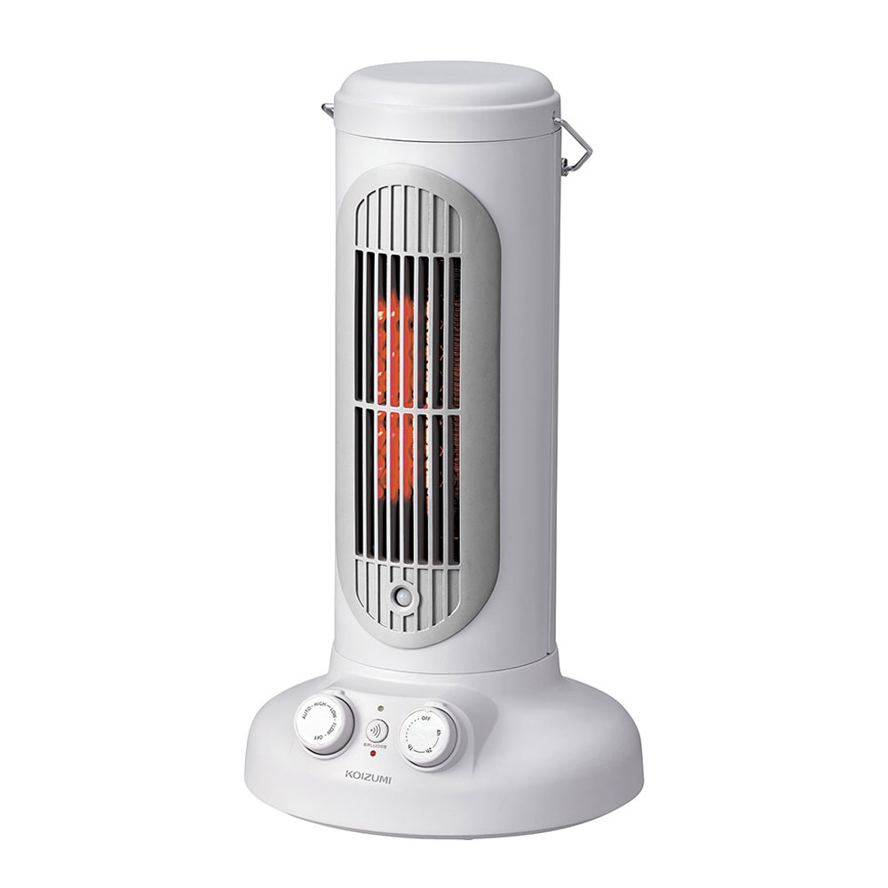 【返品種別A】□「返品種別」について詳しくはこちら□2025年10月 発売メーカー保証期間 1年◆かわいらしい小型セラミックヒーター◆炎が燃えているようなLED演出◆電力切替2段階（1200W/600W）◆人感センサー：人がいなくなると約3...