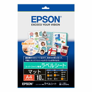 【返品種別A】□「返品種別」について詳しくはこちら□※ミシン目はありません。お好みのサイズに切って手軽にオリジナルシールやラベルが作れます。■用紙種類：マット紙■サイズ：A4（210×297mm） ■入数：10枚 ■紙厚/タイプ：0.19m...