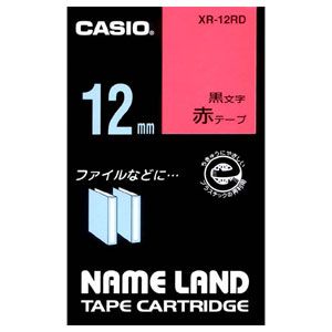 【返品種別A】□「返品種別」について詳しくはこちら□1996年02月 発売◆ネームランド用テープカートリッジ 黒文字/赤テ−プ◆スタンダードテープ◆テープ幅：12mm■　仕　様　■テープ幅：12mmテープ長さ：8mテープ色：赤文字色：黒文字...