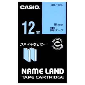 【返品種別A】□「返品種別」について詳しくはこちら□1996年02月 発売◆ネームランド用テープカートリッジ 黒文字/青テ−プ◆スタンダードテープ◆テープ幅：12mm■　仕　様　■テープ幅：12mmテープ長さ：8mテープ色：青文字色：黒文字...