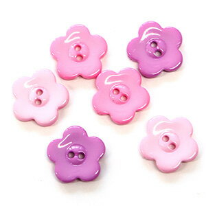 【返品種別B】□「返品種別」について詳しくはこちら□◆レトロな形と色合いがかわいい花型のボタンを、色味ごとにアソートセットにしました。■　仕　様　■入数：6個サイズ：15mm素材：ナイロン100％[CG9730P]NBKアウトドア＞手芸用品...