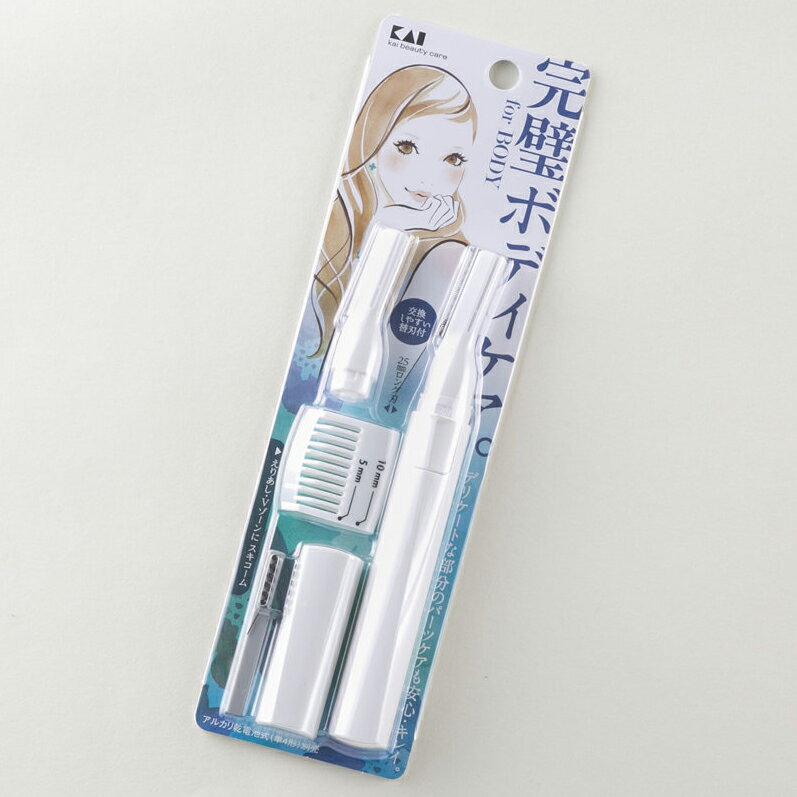 【返品種別A】□「返品種別」について詳しくはこちら□「おひとり様5点まで」◆刃の交換が簡単にできる新電動トリマー◆手早くお手入れできる25mm刃を備えた電動フェイスケアツールです。◆えり足・Vゾーンに最適な5mm・10mmカット用のスキコー...