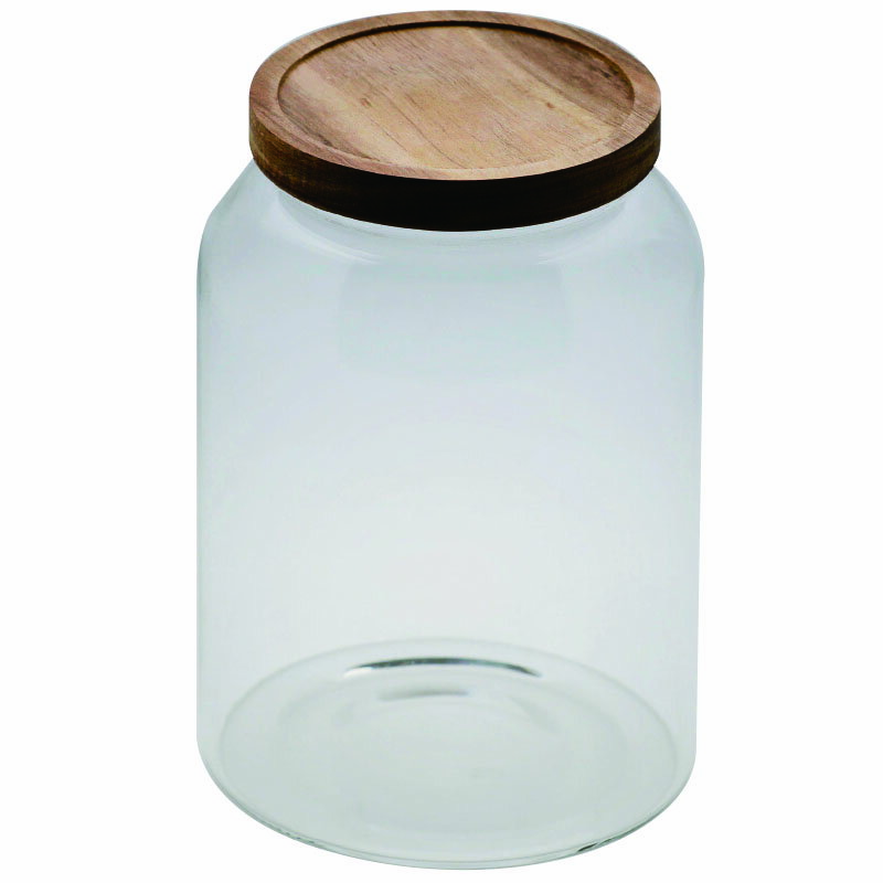 【返品種別A】□「返品種別」について詳しくはこちら□◆おしゃれに乾物保管ができるキャニスター■　仕　様　■サイズ：幅130×奥行130×高さ190mm重量：605g材質：耐熱カラス・シリコン・アカシア(植物オイル仕上げ）[MARUWA400...