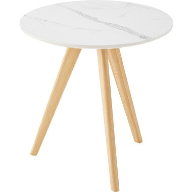 【返品種別A】□「返品種別」について詳しくはこちら□※画像はイメージです。※個体差があります。◆トレンドの大理石調デザインを施したサイドテーブル。◆ソファやベッド横のテーブルはもちろん、小物などのディスプレイ台としてもおすすめ。◆ソファ横に...