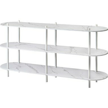 【返品種別A】□「返品種別」について詳しくはこちら□※画像はイメージです。◆シックで美しい石目調が魅力的なオープンラック。 ◆デザイン性が高くシンプルな構造で、空間の雰囲気をグレードアップ。 ◆壁面で使用するだけでなく、空間の間仕切りとして...