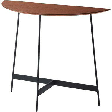 【返品種別A】□「返品種別」について詳しくはこちら□※画像はイメージです。◆シンプルかつスタイリッシュなデザインのコンソール。◆「美しい木目×アイアンレッグ」異素材の組み合わせが上品な印象。◆美しいシンメトリーフォルムで、天板が半円なので様...