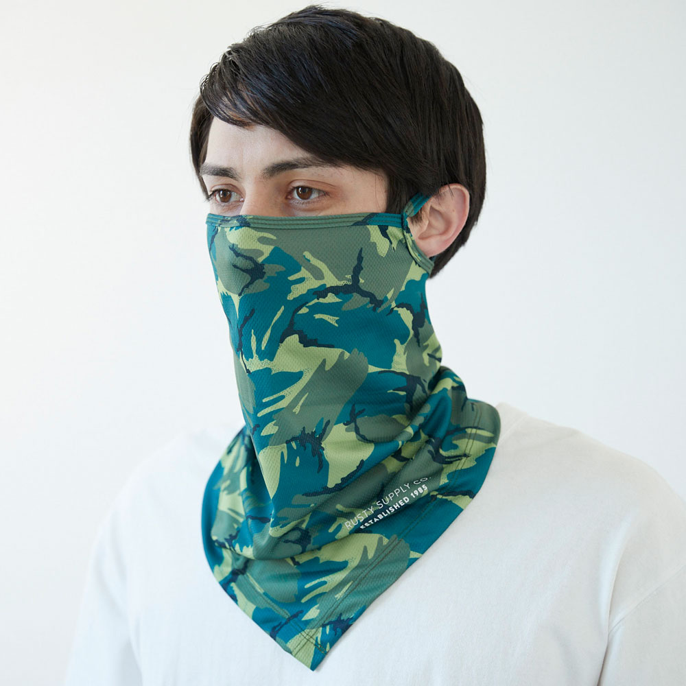 【返品種別A】□「返品種別」について詳しくはこちら□「おひとり様1点まで」※画像はイメージです。◆バンダナ型のフェイスカバー。◆耳にループをかけることによりズレにくくなり運動時の着用も可能です。■　仕　様　■カラー：カモサイズ：フリー素材：...