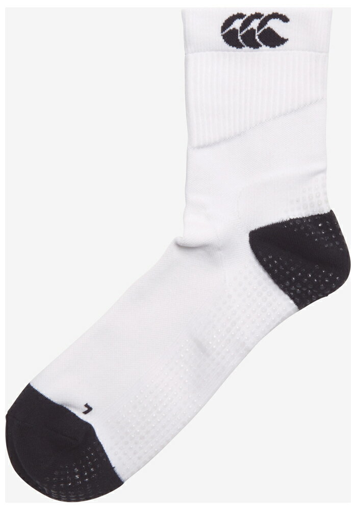 【返品種別A】□「返品種別」について詳しくはこちら□◆足裏とかかと部分に滑り止め加工を施しグリップ性を高めたスポーツミドルソックスです。◆足首は着圧テープ状のクロス編みをしていてフィット感が高まり、足表面はメッシュ編みをしており通気性が向上...