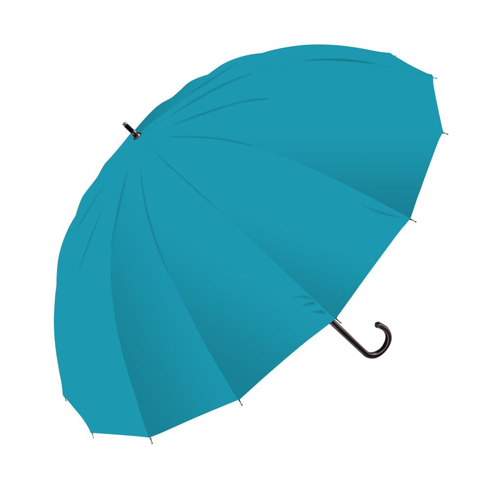 【返品種別A】□「返品種別」について詳しくはこちら□◆和傘のようなモダンで優雅なシルエット！　強い風でもしっかりと差せる「16本骨・ロングアンブレラ（親骨58cmタイプ）」。◆通常の傘よりも骨数の多い、耐風性に優れた16本骨仕様で、雨風の強...