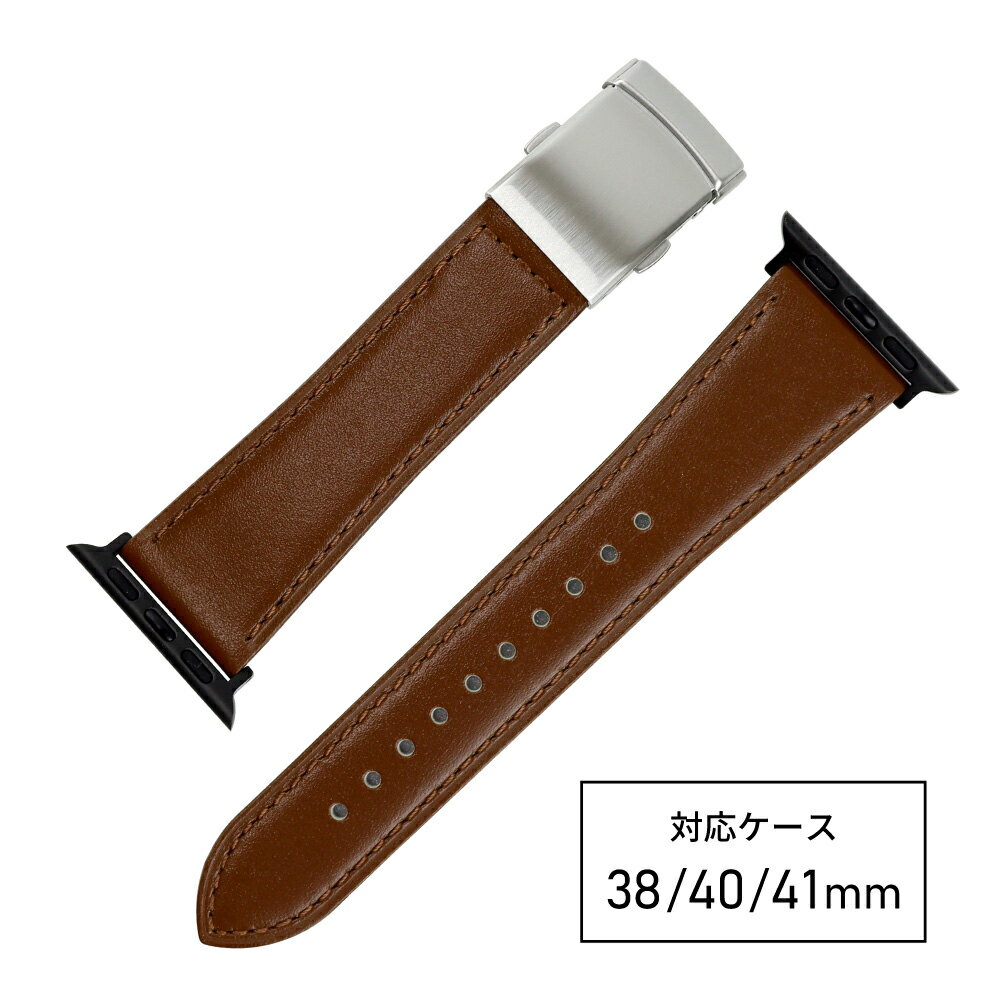 □「返品種別」について詳しくはこちら□メーカー保証 無し※画像は使用イメージです。時計は付属しておりません。※画像は一部別色を使用しています。◇◆　BAMBI　アップルウォッチ用バンド　◇◆◆撥水効果が高い3M社製のスコッチガードレザーを使...