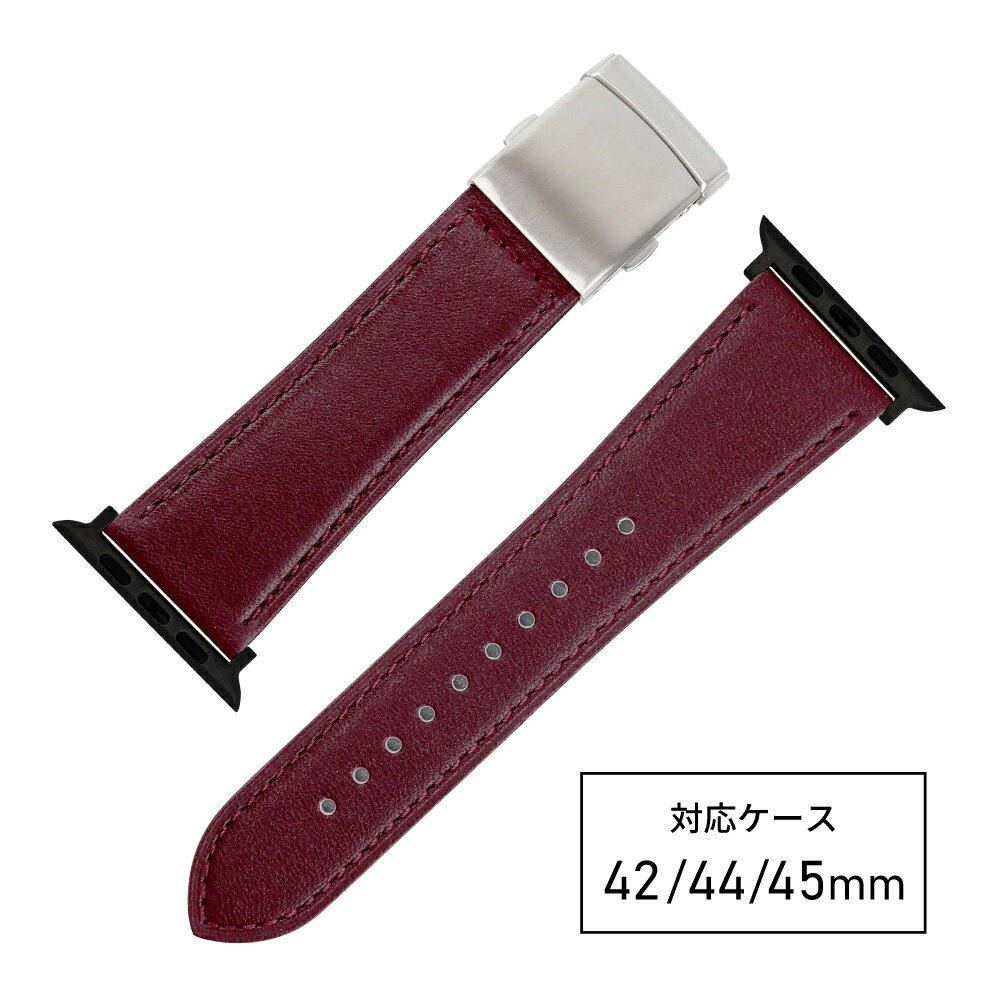 □「返品種別」について詳しくはこちら□メーカー保証 無し※画像は使用イメージです。時計は付属しておりません。※画像は一部別色を使用しています。◇◆　BAMBI　アップルウォッチ用バンド　◇◆◆撥水効果が高い3M社製のスコッチガードレザーを使...