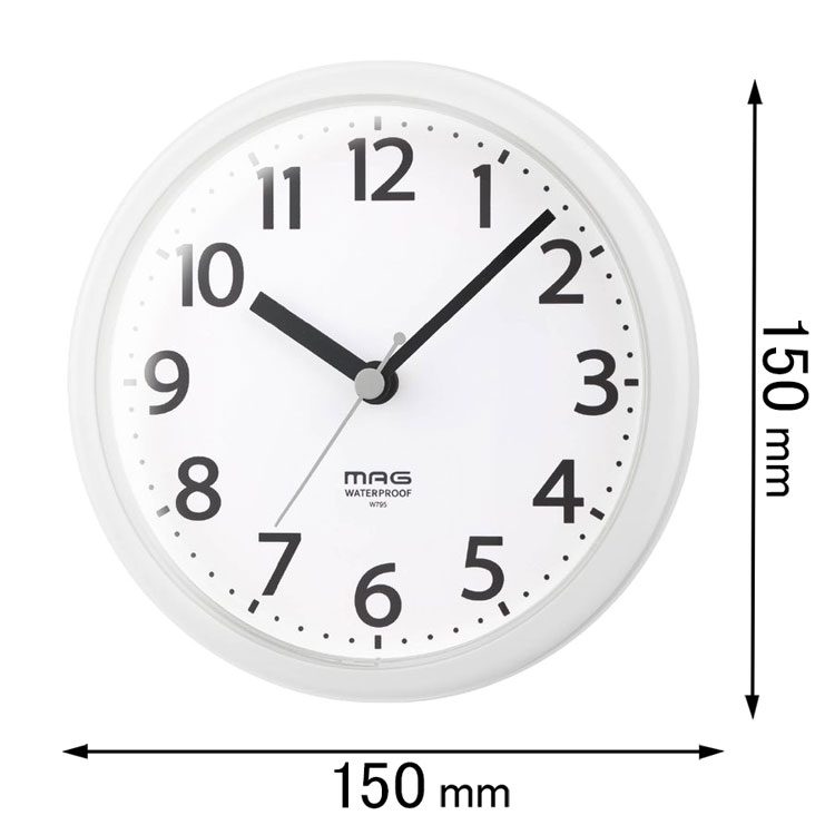 □「返品種別」について詳しくはこちら□メーカー保証期間 1年背面マグネットで取り付け簡単な生活防水時計◆小ぶりで薄型のため使いやすいサイズ感。◆ユニットバス等の壁面に貼れる背面マグネット◆水回りでの使用も安心！　生活防水性能IP54◆秒針は...