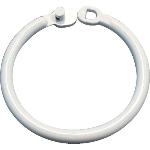 【返品種別B】□「返品種別」について詳しくはこちら□※画像は代表画像です。※提供不可：ミルシート◆リングを開いてカードを自由に抜き差しできます。◆書類・カードの綴り。■　仕　様　■色：白内径：38mm線径：4.5mm材質：ナイロン[TKRJ...