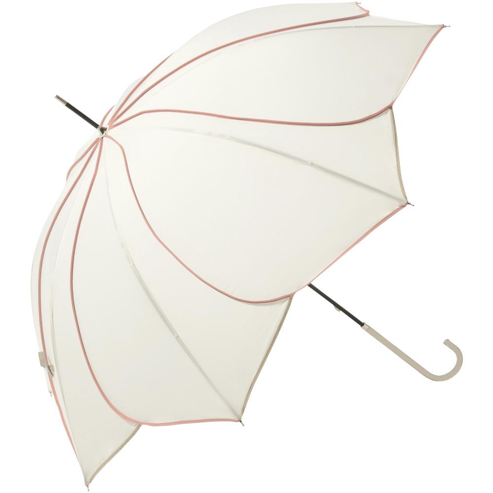 【返品種別A】□「返品種別」について詳しくはこちら□◆スタイリッシュなカットワークが目を引き、美しいシルエットが特徴的な長傘が登場。紫外線遮蔽率が約80％なので雨傘としてはもちろん、日除け用の傘としても使えて便利。傘生地には、紫外線防止効果...