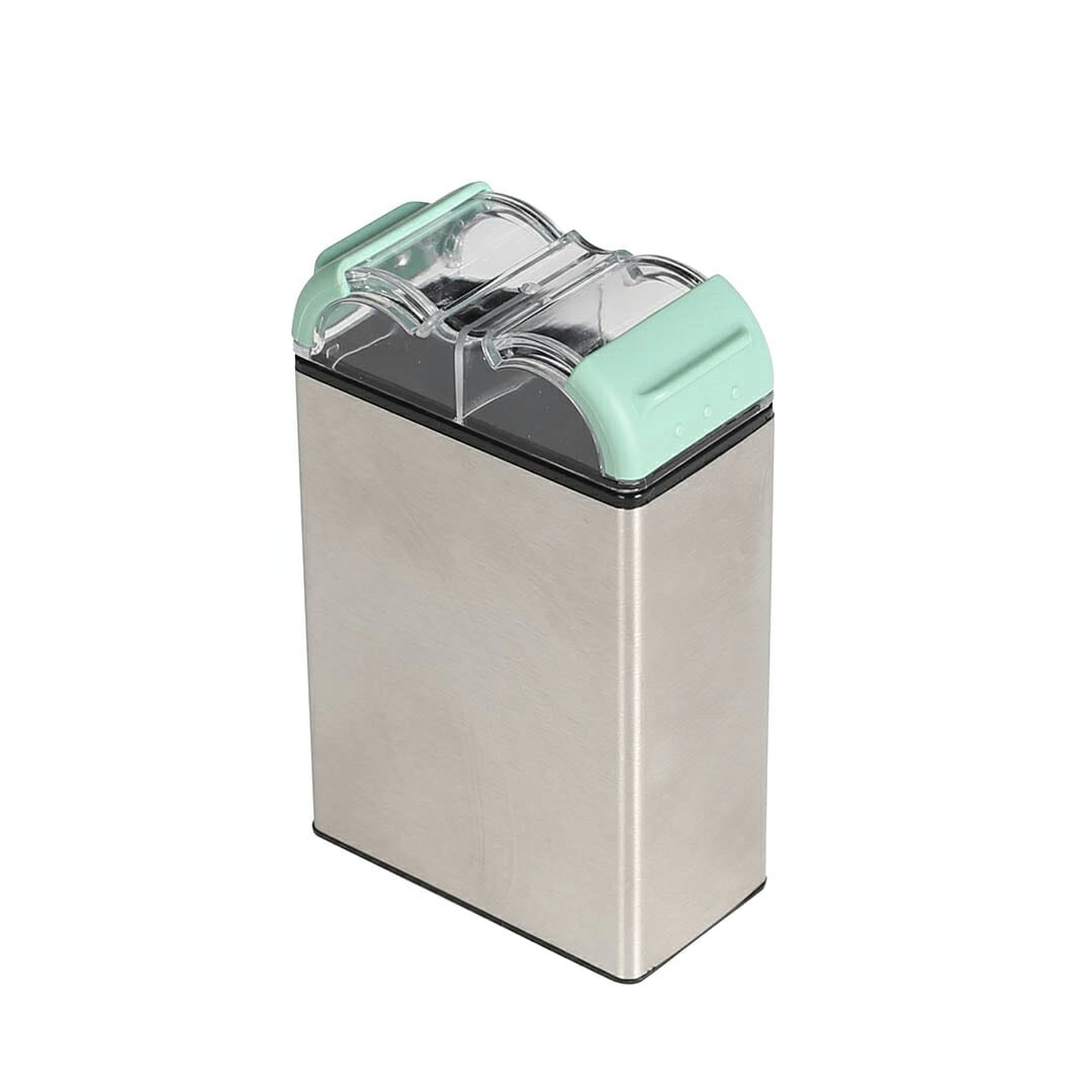 【返品種別A】□「返品種別」について詳しくはこちら□◆1つのボディで2種類の調味料を使い分けられるスパイスジャー。◆スライド式のフタは段階的に穴のサイズを選べるので、用途に合わせて量を調整できます。◆内側はプラスチック、外側はステンレス製で...