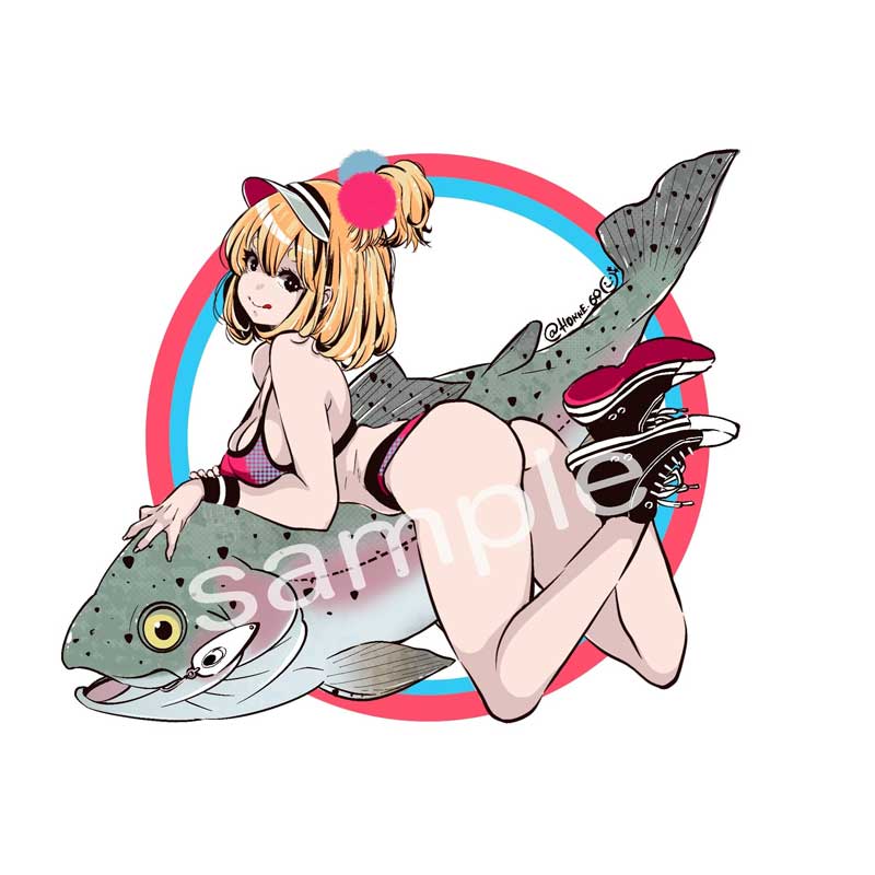 【返品種別A】□「返品種別」について詳しくはこちら□J-LikeProductとのコラボが実現！　彼女の描くキュートなキャラクターと魚たちとの究極のコラボステッカー。その独特な世界観は世界各国のファンを魅了してやまない。フィッシングシーンに...