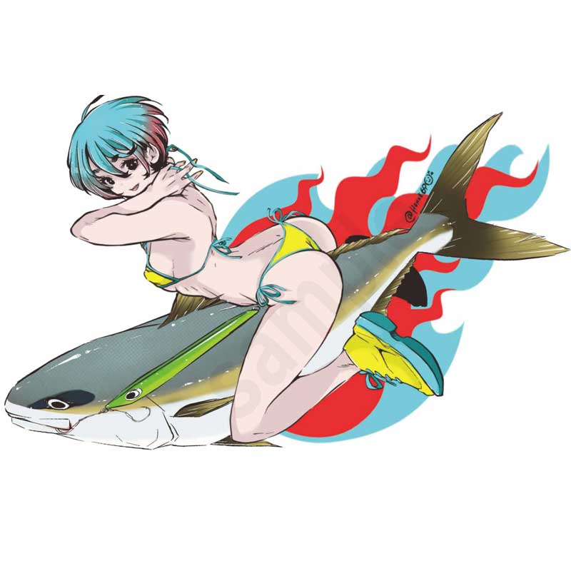 【返品種別A】□「返品種別」について詳しくはこちら□J-LikeProductとのコラボが実現！　彼女の描くキュートなキャラクターと魚たちとの究極のコラボステッカー。その独特な世界観は世界各国のファンを魅了してやまない。フィッシングシーンに...