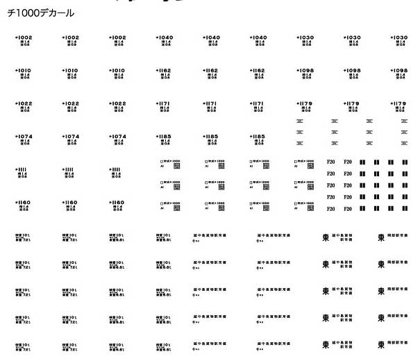 【返品種別B】□「返品種別」について詳しくはこちら□2021年09月 発売※画像はイメージです。実際の商品とは異なる場合がございます。製品の文字色は白になります。【商品紹介】甲府モデルのチ1000用デカールです。1/80、チ1000用のデカ...