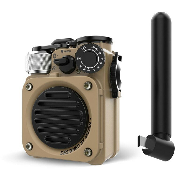 【返品種別A】□「返品種別」について詳しくはこちら□2025年08月 発売メーカー保証期間 1年Wild Mini 第3世代ポータブルFMラジオ＆アウトドア防水Bluetoothスピーカー◆ミリタリーデザイン無骨でありながら洗練されたミリタ...