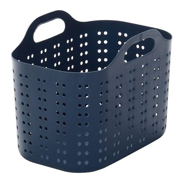 【返品種別A】□「返品種別」について詳しくはこちら□※ラックとバスケットは別売りです。◆シンプルで清潔感あるデザインのランドリーバスケットMサイズです。◆穴の開いたデザインで通気性が良いです。◆ランドリー収納だけでなく、リビング収納やおもち...