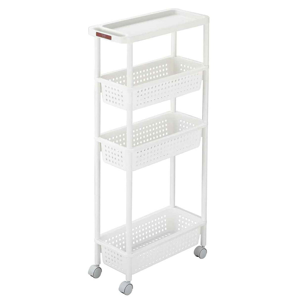 【返品種別A】□「返品種別」について詳しくはこちら□◆幅21.5cmの4段タイプです。◆キャスター付きで引き出せるから奥の物も取りやすい隙間収納キッチンワゴンです。◆キャスター付きだから、お掃除の際も物を乗せたまま移動できます。◆置く場所も...