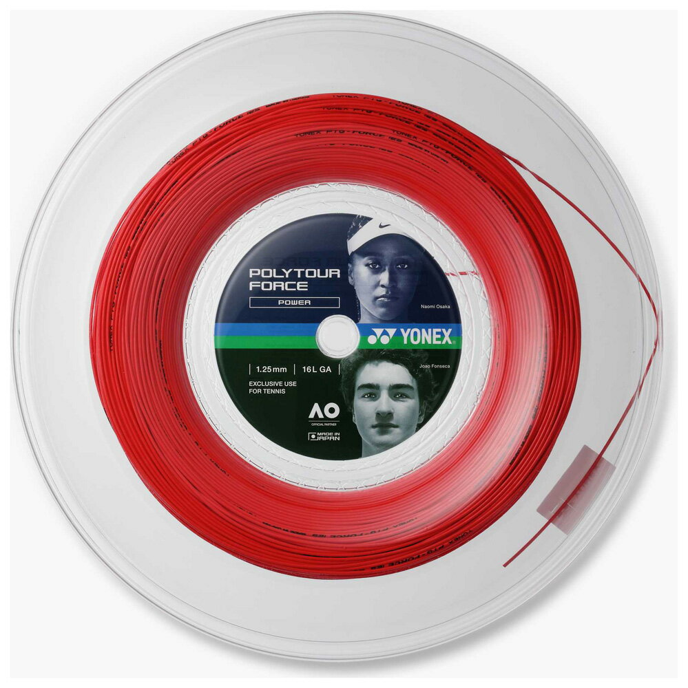 【返品種別A】□「返品種別」について詳しくはこちら□■新製品■2026年01月 発売※画像はイメージです。◆硬式テニス用ストリング ポリツアーフォース125 200m■　仕　様　■タイプ：ポリエステルモノサイズ：[ゲージ]1.25mm [長...