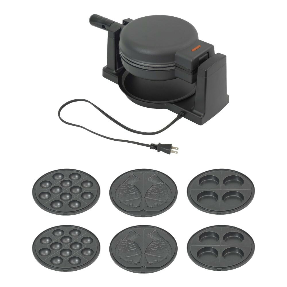 【返品種別A】□「返品種別」について詳しくはこちら□2025年09月 発売メーカー保証期間 1年※商品画像は一部クリームホワイトを使用しております。屋台焼きが簡単に作れる色々な屋台焼きを自宅で簡単に作れる「ぐるり庵」。プレートや具材を変える...