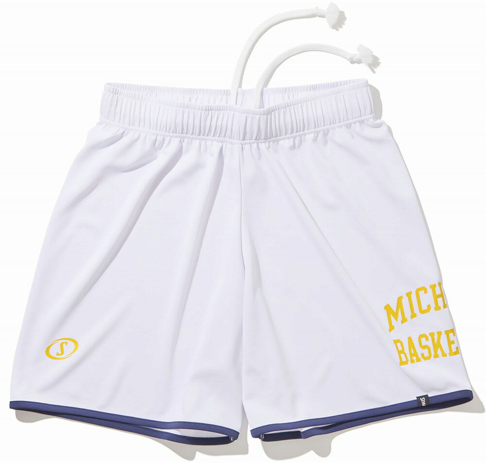 【返品種別A】□「返品種別」について詳しくはこちら□◆”MICHIGAN BASKETBALL”をアーチロゴで配し、裾にパイピングを施したプラクティスパンツ。■　仕　様　■素材：ポリエステル100％機能：吸水速乾、UVカットメンズ[SSMP...