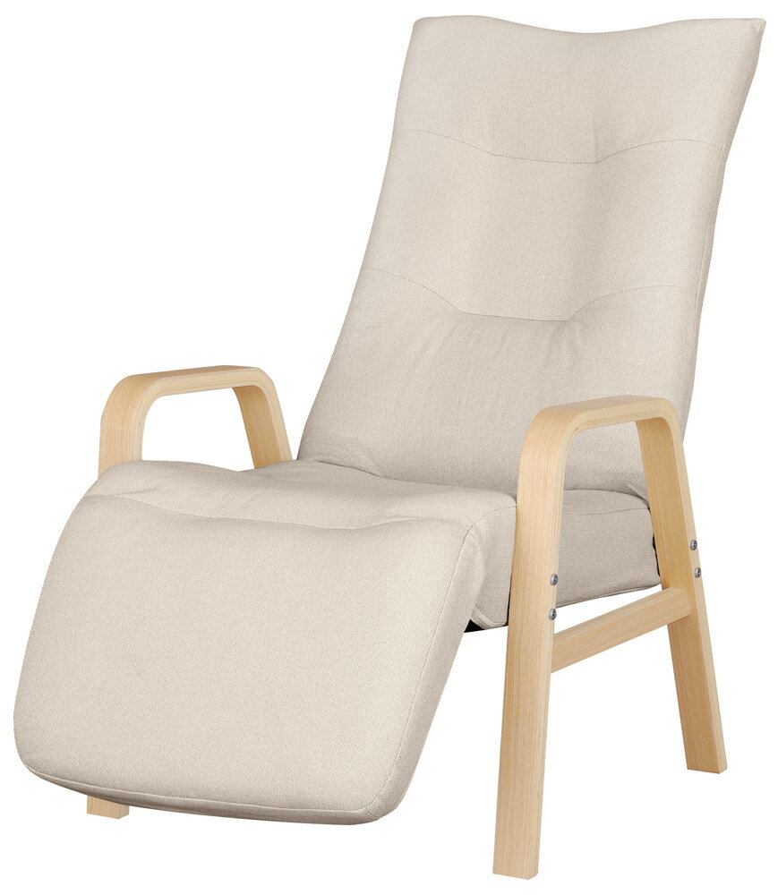 【返品種別A】□「返品種別」について詳しくはこちら□※画像はイメージです。◆お好みの姿勢でゆったりとくつろげるリクライニングウッドアームチェアです。◆座面は厚さ約14cmでふんわりした座り心地です。◆立ち上がりやすく、手触りのよい木製アーム...