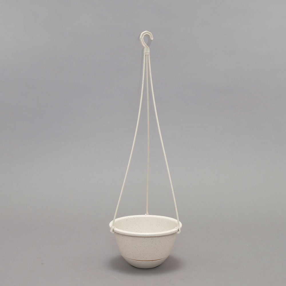 【返品種別B】□「返品種別」について詳しくはこちら□※画像はイメージです。◆本体と受皿が一体化した吊鉢です。◆受皿はワンタッチ着脱式で、鉢底はメッシュ構造になっています。■　仕　様　■サイズ：Φ180×高さ105mm重量：110g土の容量(...