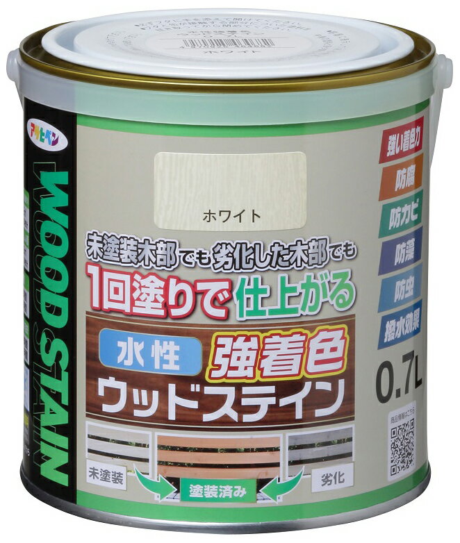 【返品種別B】□「返品種別」について詳しくはこちら□◆着色力が強く、1回塗りで仕上がる木部専用塗料。◆隠ぺいが高く1回塗りで仕上がる水性・低臭タイプの木部専用塗料です。◆木目を生かした美しいステイン仕上げができ、日光や雨に強く耐候性に優れて...
