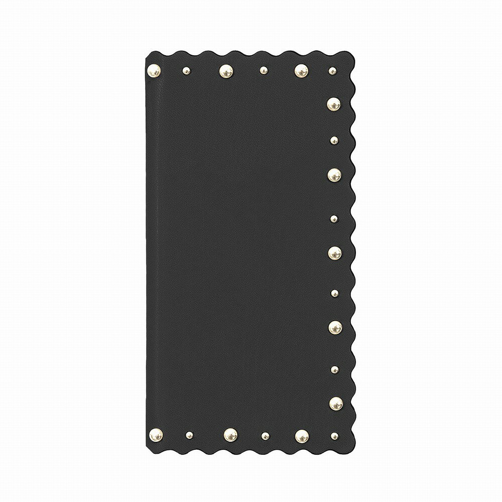 【返品種別A】□「返品種別」について詳しくはこちら□2017年09月 発売※対応機種をお確かめの上、ご購入ください。◆Eblouir（エブルイ）の「ウエーブダイアリー」は、ウエーブカットの縁と水玉のようなゴールドスタッズが女性らしい手帳型ケ...