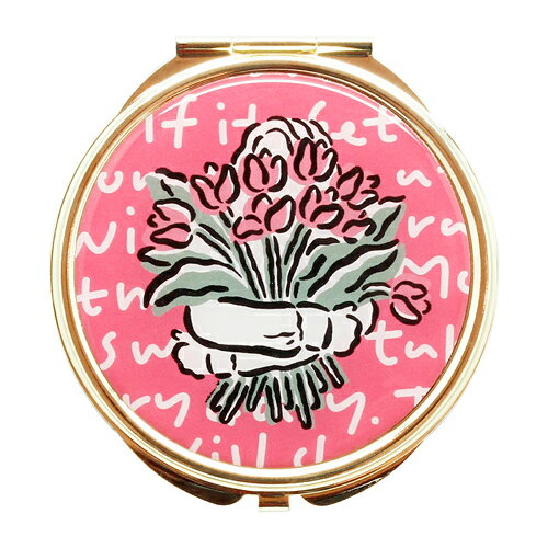【返品種別A】□「返品種別」について詳しくはこちら□◆イラストレーター「uca U」とコラボした両面コンパクトミラーです。◆片面は拡大鏡になっています。◆手のひらサイズなのでお出かけの際のお化粧直しにぴったりです。■　仕　様　■サイズ(約)...
