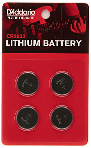 【返品種別A】□「返品種別」について詳しくはこちら□◆3Vロングライフ設計で他社製品にも対応した、汎用リチウムバッテリー CR2032×4個パックです。◆D'Addario製チューナー、温度湿度センサー及びその他の電子デバイスに使用可能。■...