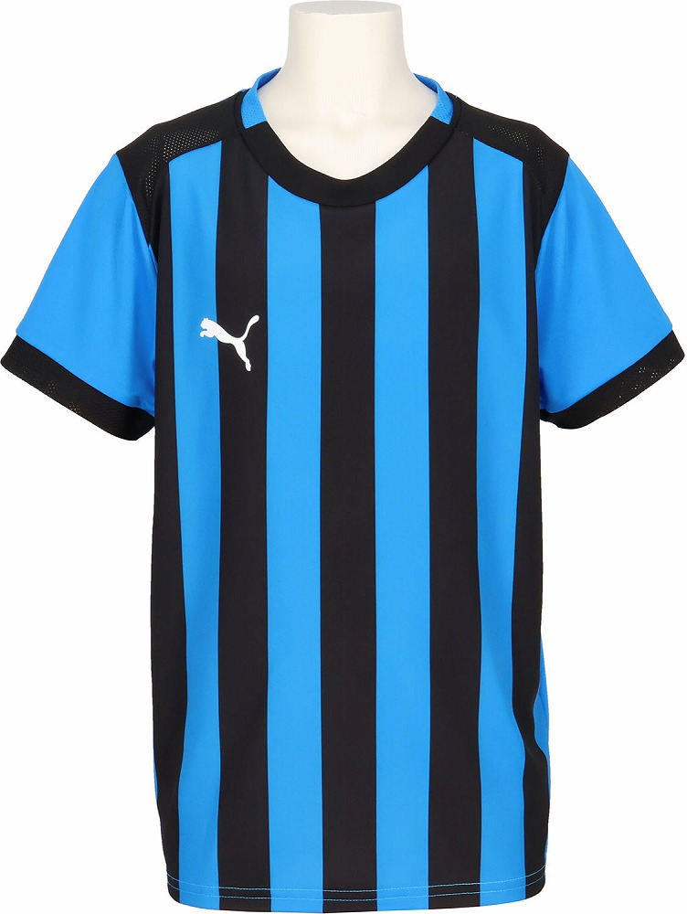 【返品種別A】□「返品種別」について詳しくはこちら□◆「TEAMLIGA26 ストライプゲームシャツ JR」は、クラシックなストライプデザインを採用したジュニア向け高機能サッカーシャツ。◆リサイクルポリエステル100％のインターロック素材で...
