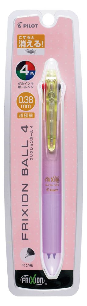 【返品種別A】□「返品種別」について詳しくはこちら□◆こすると消えるフリクションの4色ボールペン「フリクションボール4」「フリクションボール4」は、1本で4色を使い分けでき、何度でも書き消し可能な利便性の高い4色ボールペンです。インキ色は黒...