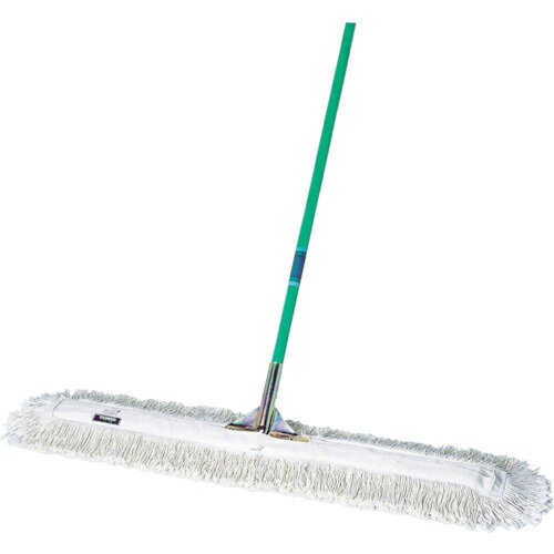 【返品種別B】□「返品種別」について詳しくはこちら□◆広いフロアのから拭き・水拭きに適した丈夫なモップです。◆体育館、フロア、廊下などの広い場所の床そうじ。■　仕　様　■頭:天然木、スチール柄:スチール（ポリエチレン接着皮膜）毛:綿・スフ混...