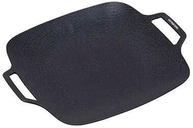 【返品種別A】□「返品種別」について詳しくはこちら□◆庭BBQからキャンプ、ベランダ調理までこれ一枚。◆薄くて軽いアルミ鋳物に、ふっ素樹脂塗膜加工と特殊凹凸加工をプラスし、焦げ付きにくくお手入れ簡単。◆さらに少量の油で調理しやすいので、後片...