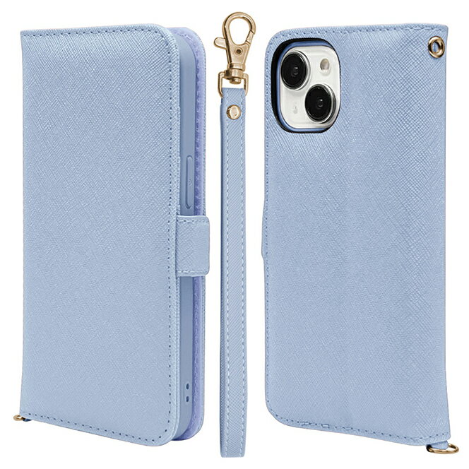 【返品種別A】□「返品種別」について詳しくはこちら□2023年09月 発売※対応機種をお確かめの上、ご購入ください。◆本製品は上品なサフィアーノ生地を使用したハンドストラップ付き手帳ケースです。◆フタの固定は開閉しやすいマグネット式を採用し...