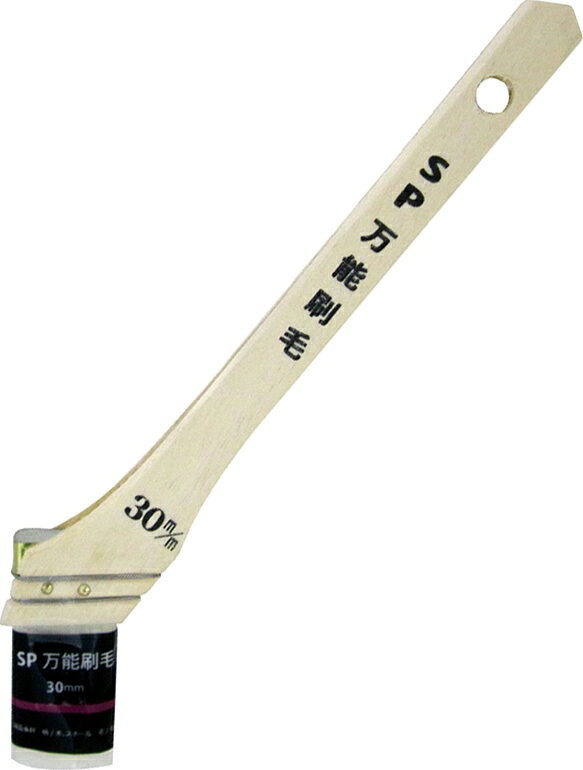 【返品種別B】□「返品種別」について詳しくはこちら□◆コスパがよいお手軽ペイント刷毛。◆筋違タイプ。◆化繊タイプの万能タイプなので、油性・水性・ニスと幅広い塗料に対応。■　仕　様　■規格：30mm毛丈：36mm玉厚：11mm毛玉幅：24.5...