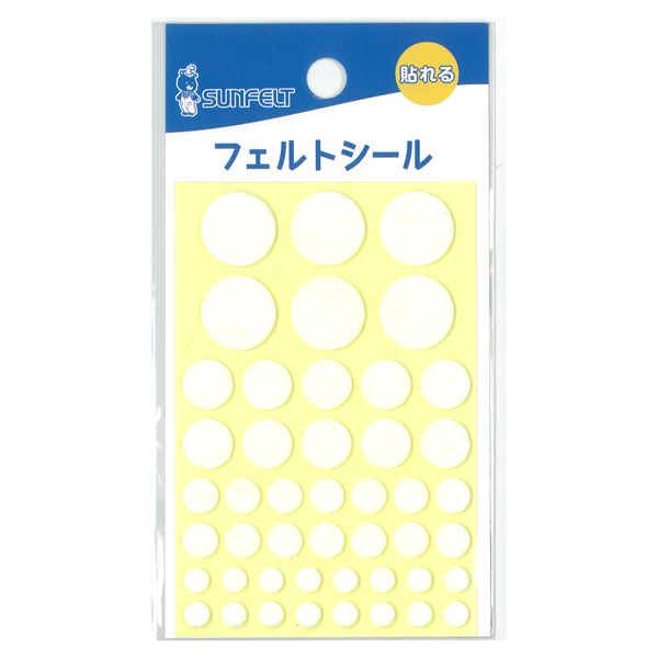 【返品種別B】□「返品種別」について詳しくはこちら□※毛足の長いものには接着できません。※画像と実際の商品の色味は多少異なることがございますので予めご了承ください。※水洗いはお避けください。◆はがしてすぐに貼れる！　のり付きフェルトシールで...