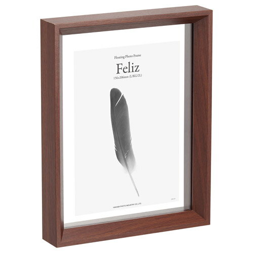 【返品種別A】□「返品種別」について詳しくはこちら□2023年11月 発売※画像はイメージです。透明な余白による浮遊感が写真を引き立てる木製フローティングフォトフレーム◆2枚のアクリル板で写真を挟むフローティングタイプ2枚の透明なアクリル板...