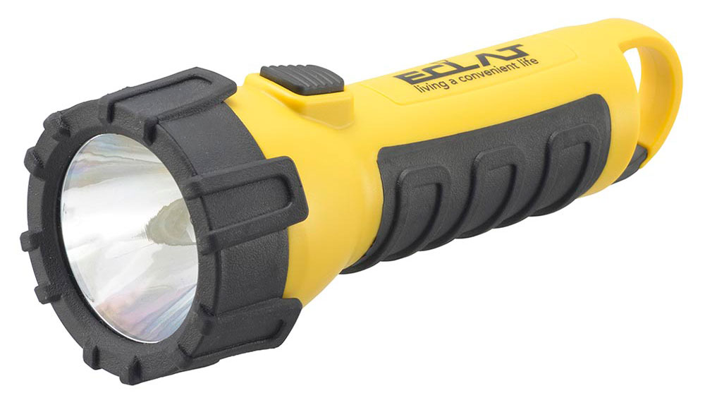 【返品種別A】□「返品種別」について詳しくはこちら□◆衝撃に強いため工事現場やアウトドアにおすすめ◆手になじむラバーコーティング仕様で滑りにくく、握りやすい形状◆保護等級 IP54の防塵防飛まつ仕様◆携帯に便利なフック付き◆イエロー×ブラッ...